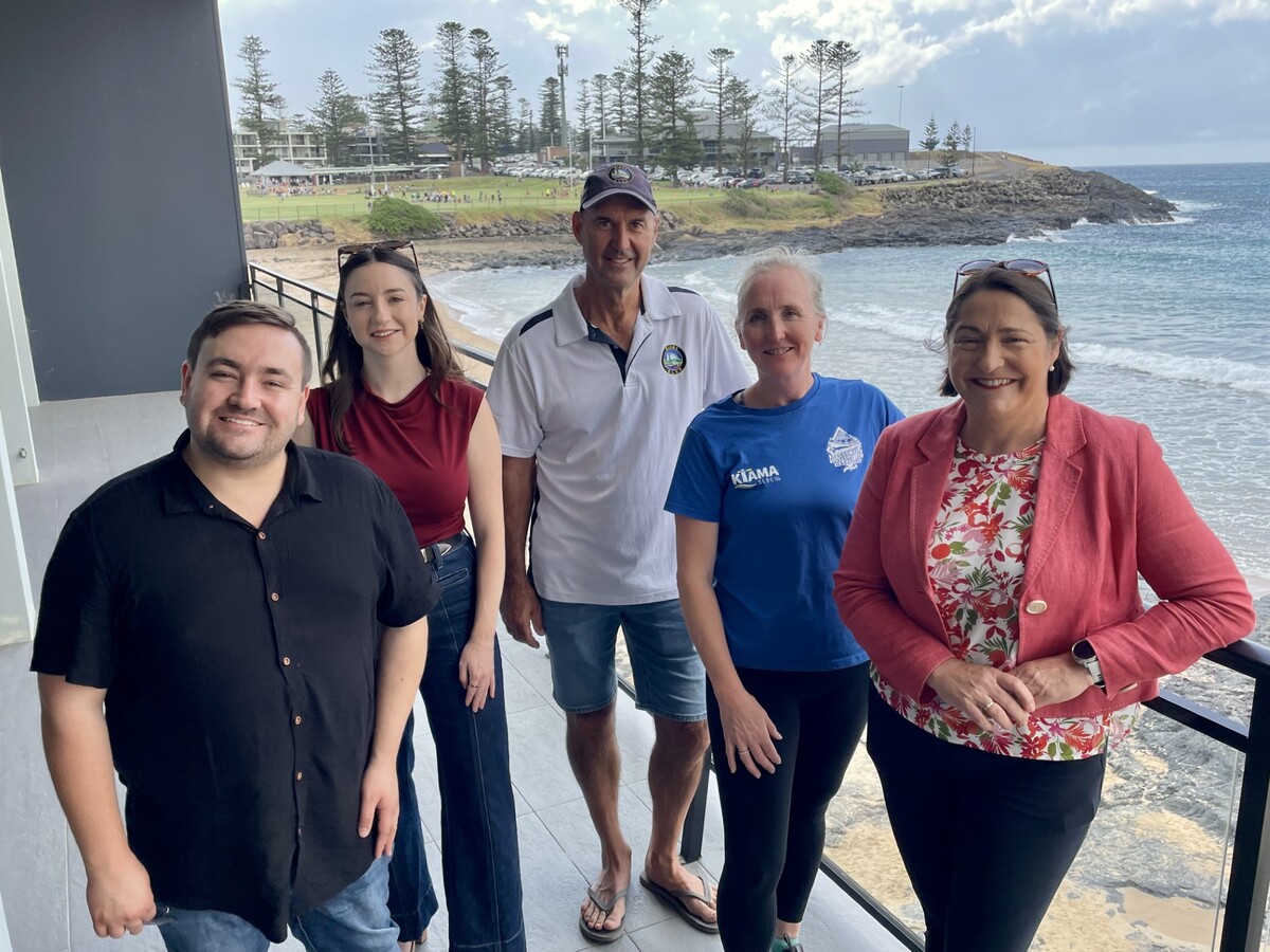 Fiona Phillips pledges funding for Kiama SLSC upgrade